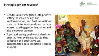 Was and ds ds crp gender implementation workshop | PPT