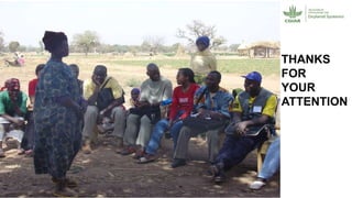 Drylands Systems CRP Gender Implementation Workshop West African Sahel & Dryland Savanna ...