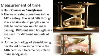 measurement of time and their detail | PPT