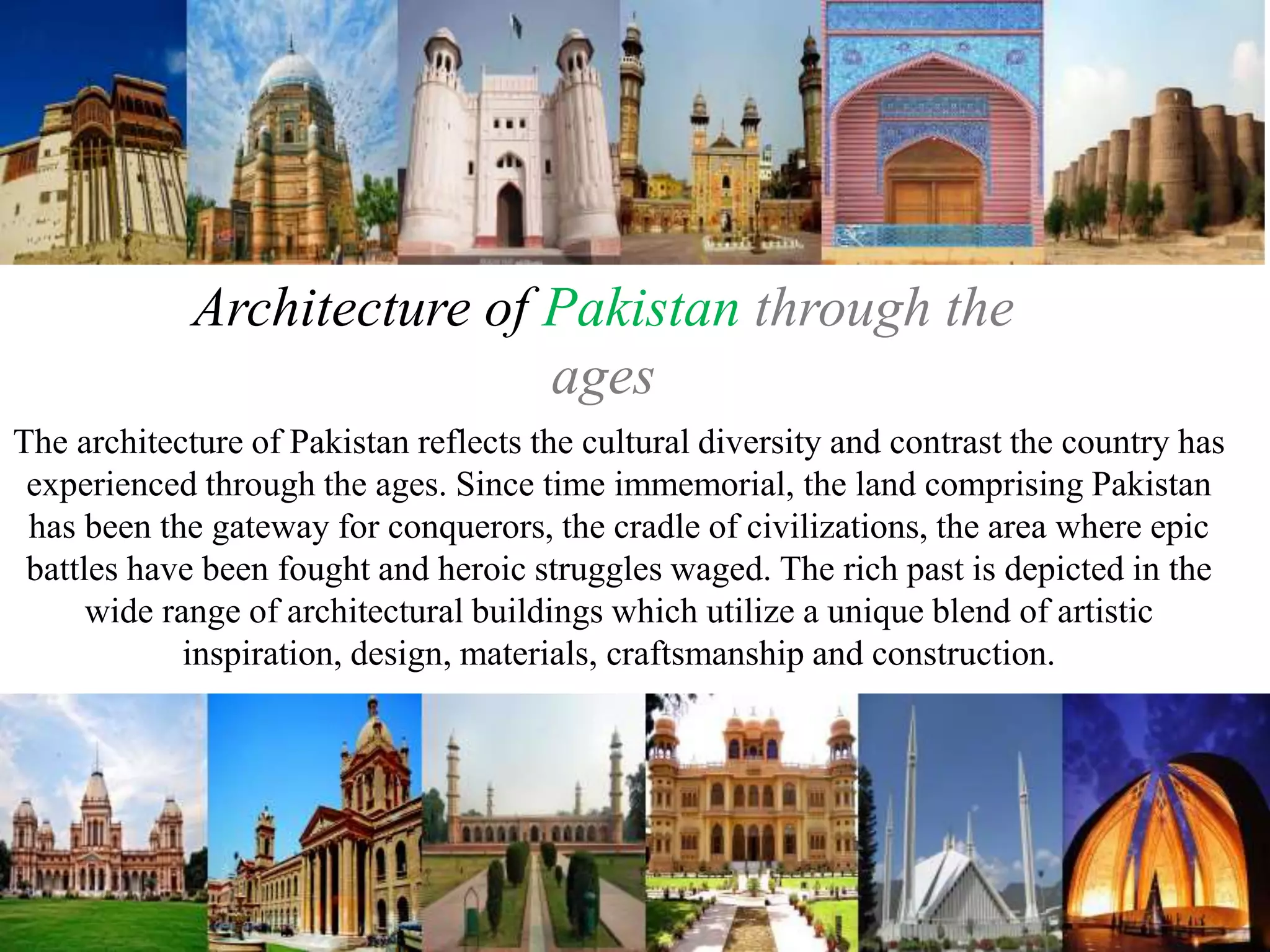 Architecture of Pakistan | PPTX
