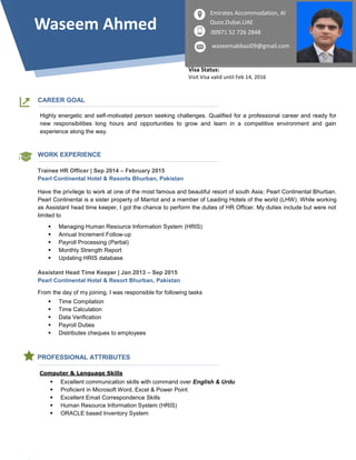 Waseem resume | PDF
