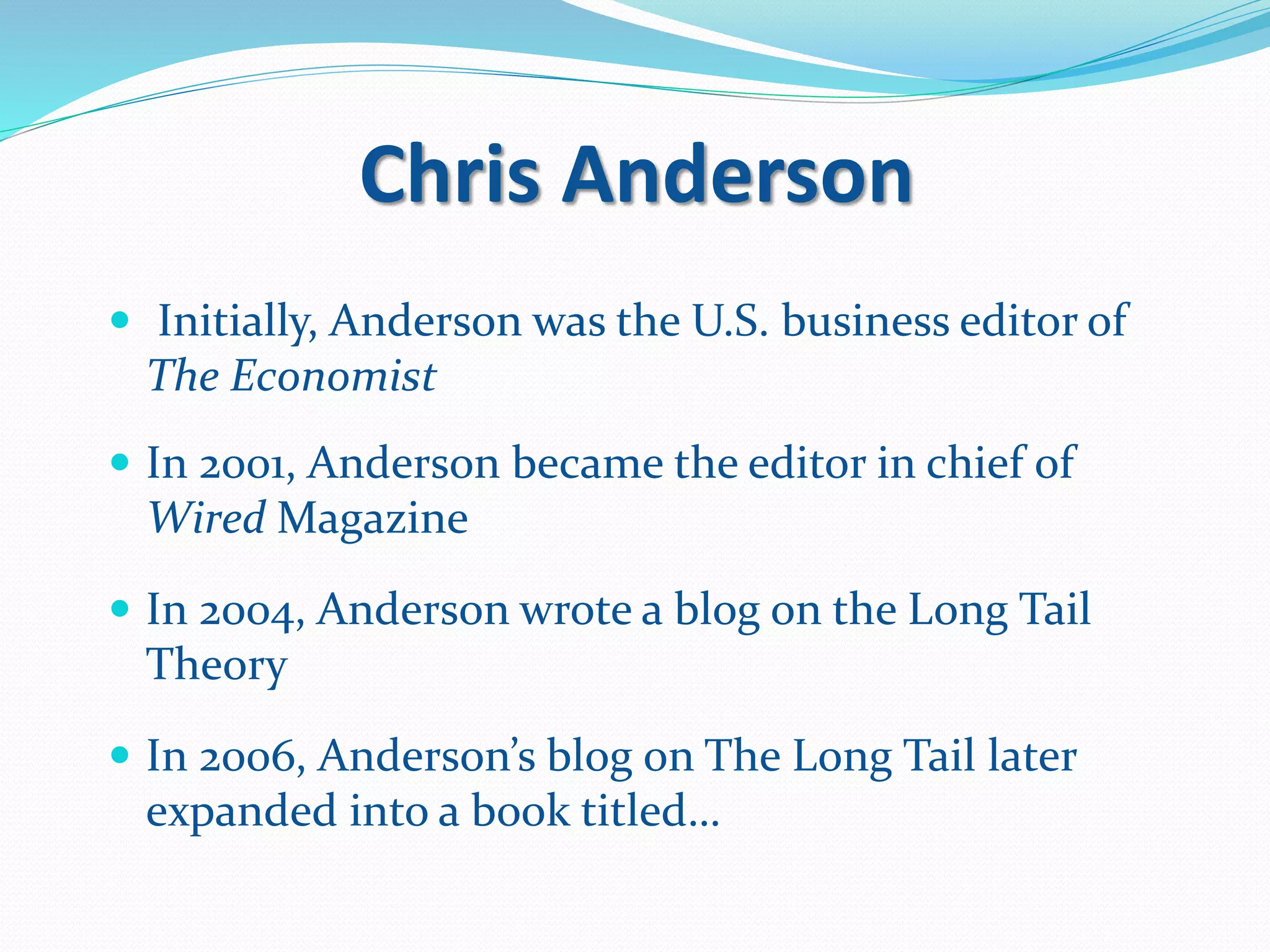 The Concept of the Long Tail Theory | PPT
