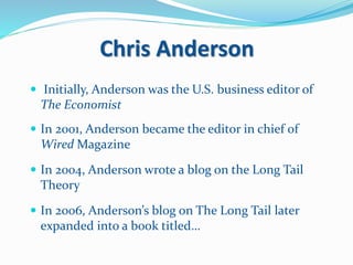 The Concept of the Long Tail Theory | PPTX