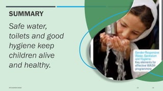 WASH( Water Sanitation and Hygiene) by Dr Sushma Singh | PDF