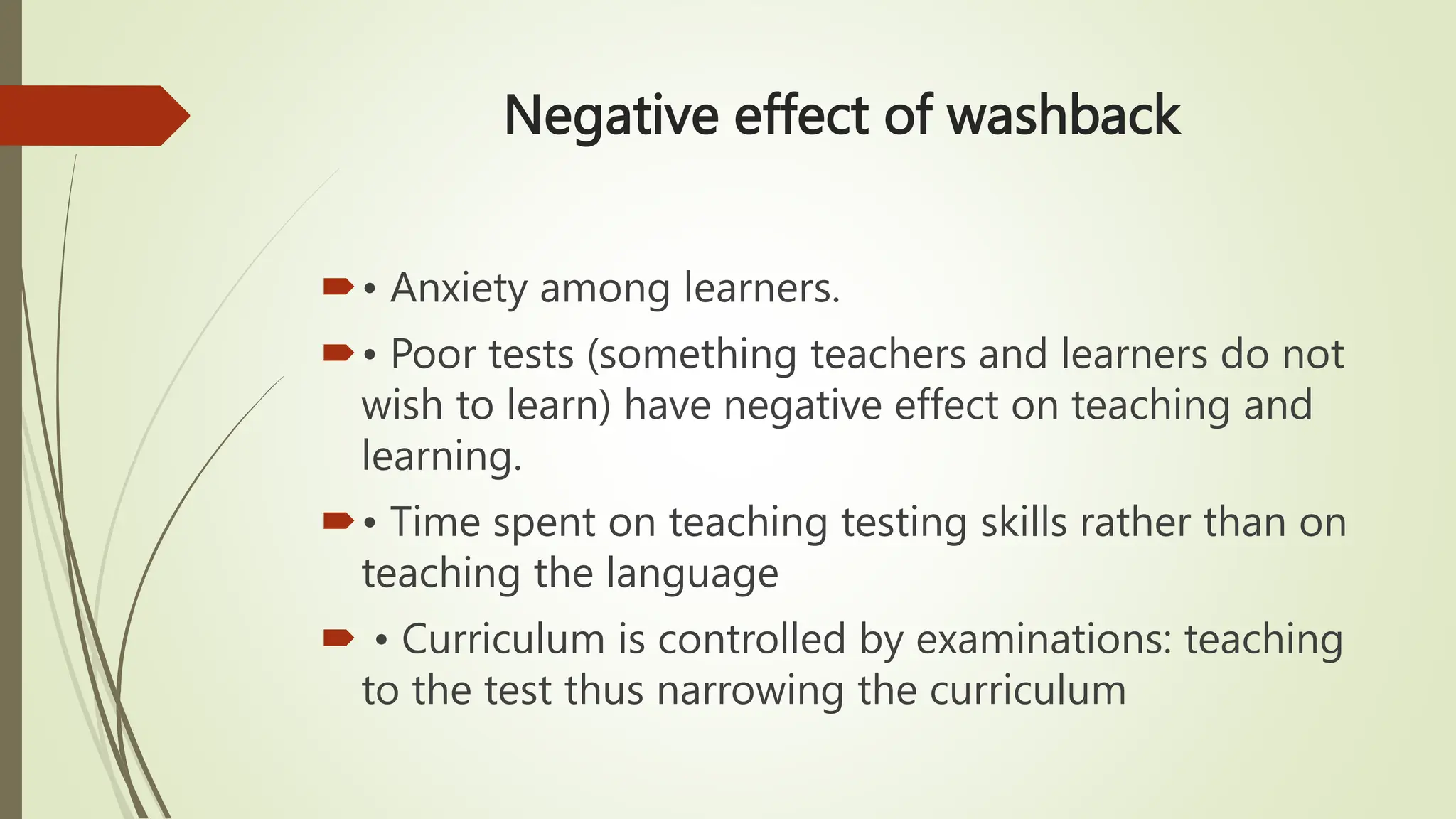 Washback and washback effect on education.PPTX