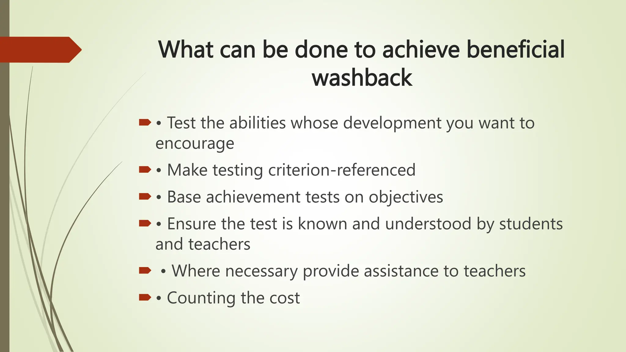 Washback and washback effect on education.PPTX