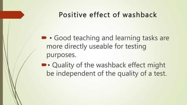 Washback and washback effect on education.PPTX