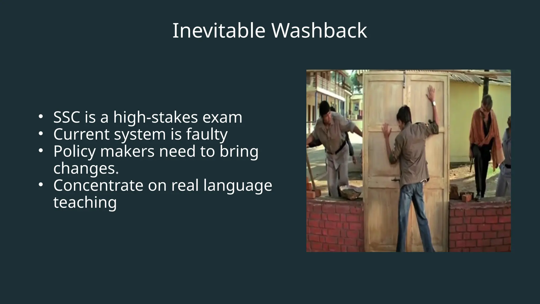 WASHBACK OF ASSESMENT ON ENGLISH TEACHING-LEARNING PRACTICE AT ...