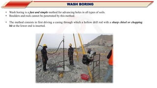 Wash boring | PDF