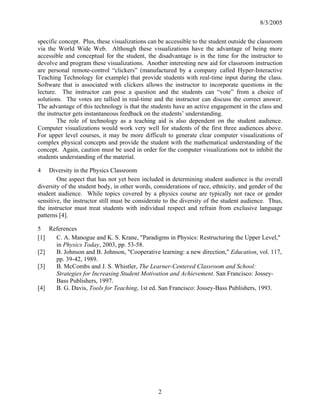 Washburn teaching philosophy | PDF | Undergraduate Education | College Education