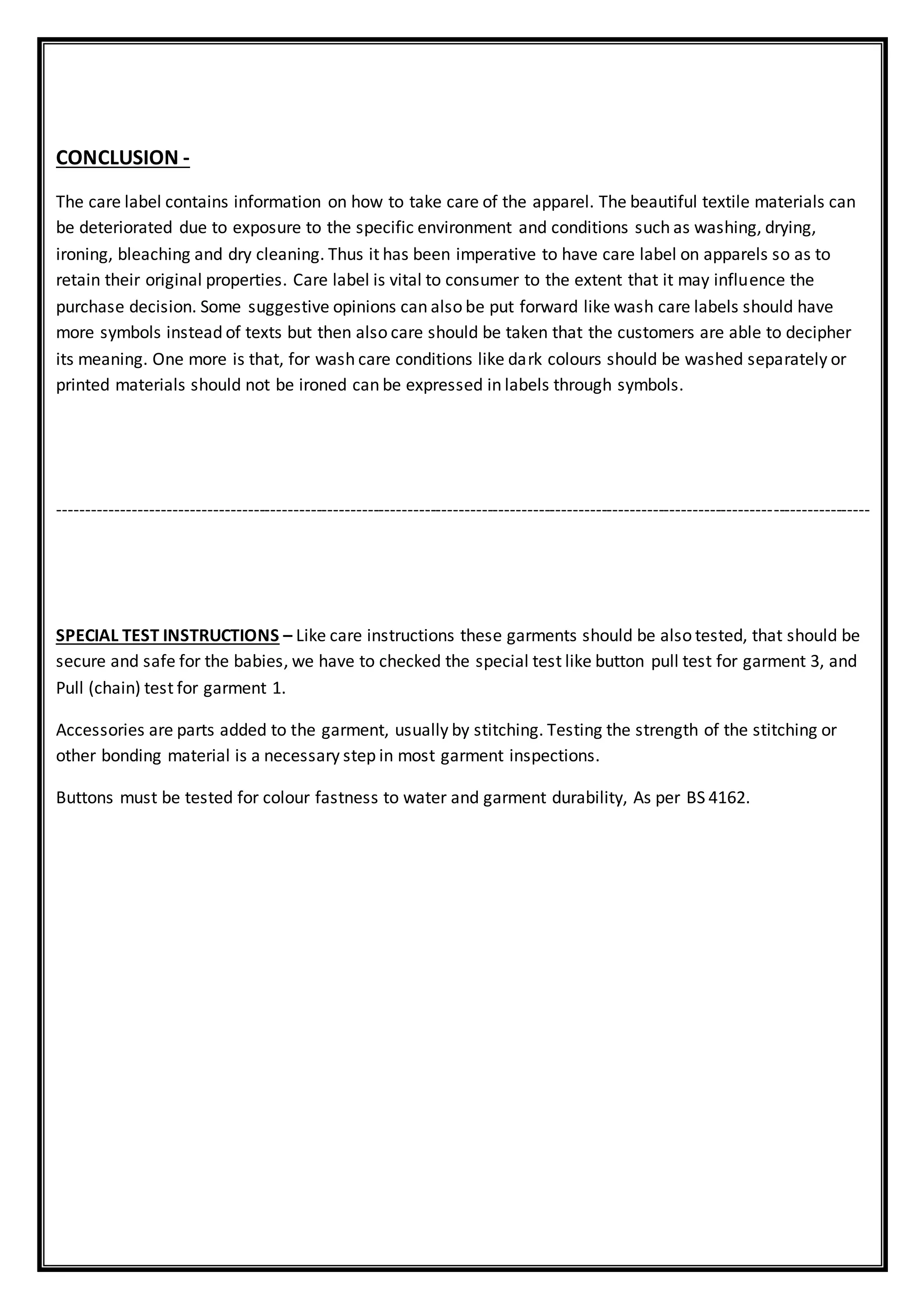 Wash care label analysis | DOCX