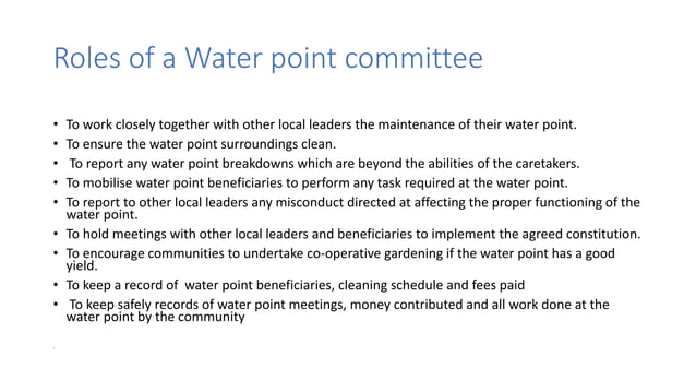 WASH Committees Training-OXFAM-WASH LC (003).pptx | Chemistry | Science