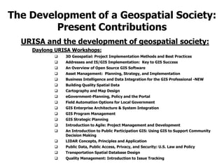URISA and the GIS Management Institute | PPT