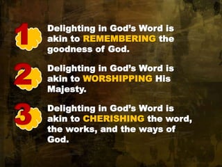 Washing of God's Word | PPTX