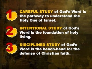 Washing of God's Word | PPTX