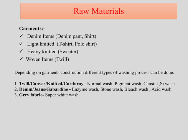 Garments Washing technique- Introduction.pptx | Free Download