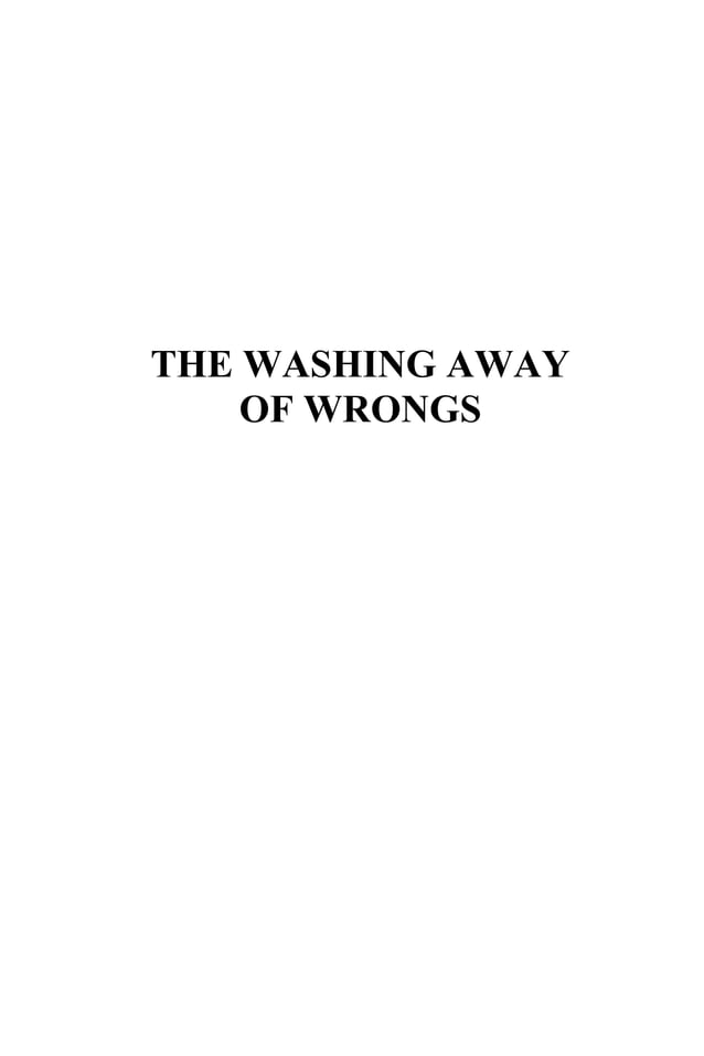 Washing away of wrongs song ci | PDF