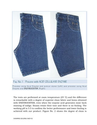 Washing Denim with Stone-free Process Enzybooster | PDF