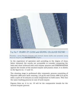 Washing Denim with Stone-free Process Enzybooster | PDF