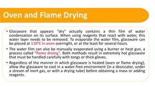 WASHING, DRYING AND STERILIZATION OF GLASSWARES.pptx
