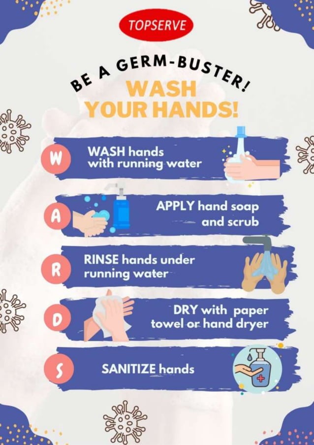 Guidelines on prper hand washing especially in food handling | PDF