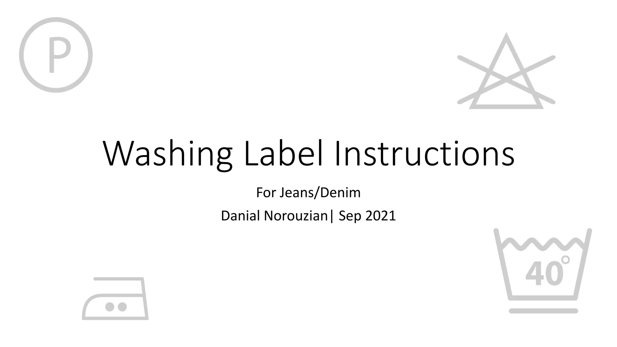 Washing label instructions by dn | PDF | Style & Fashion