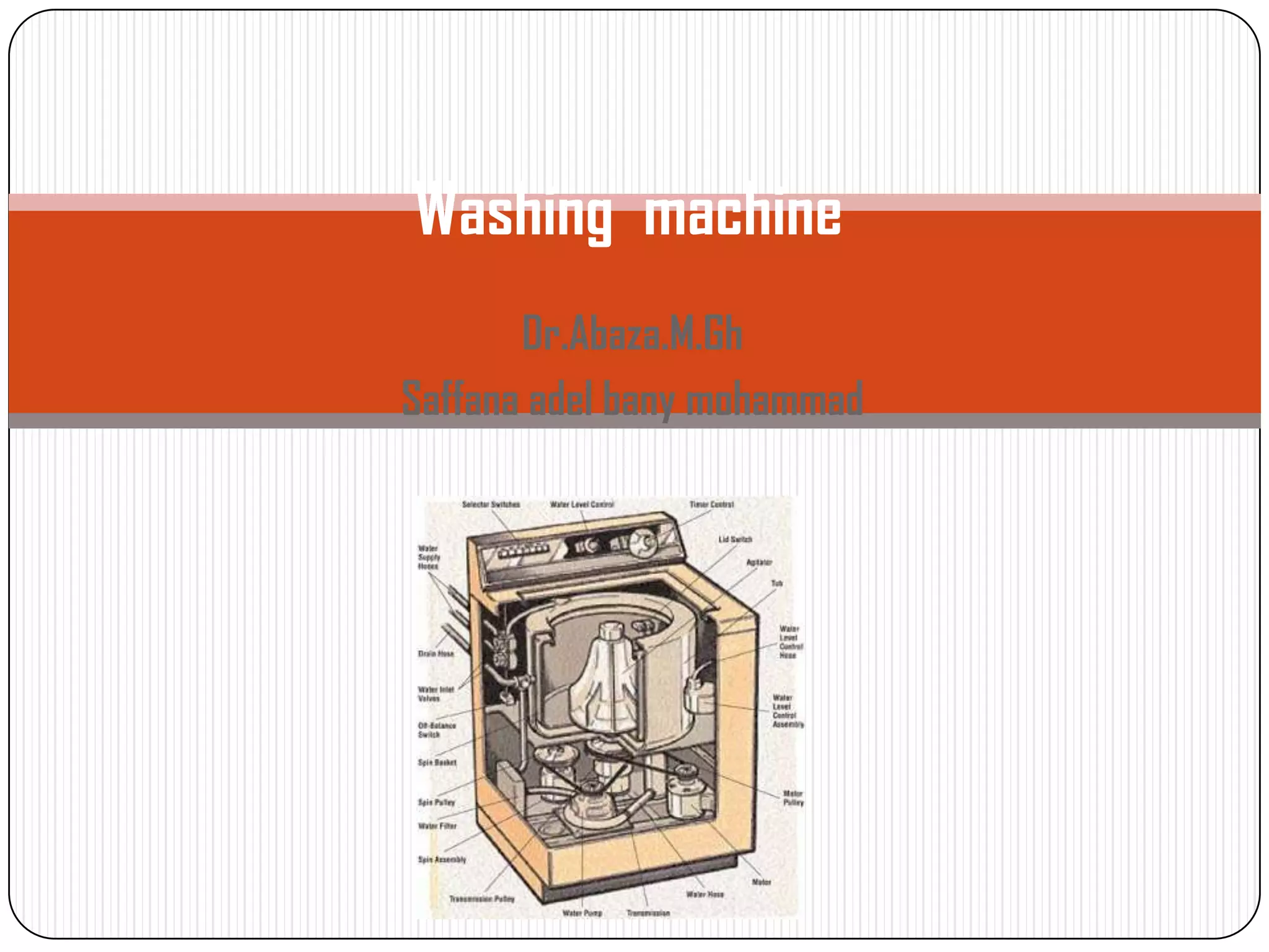 Washing machine | PPTX