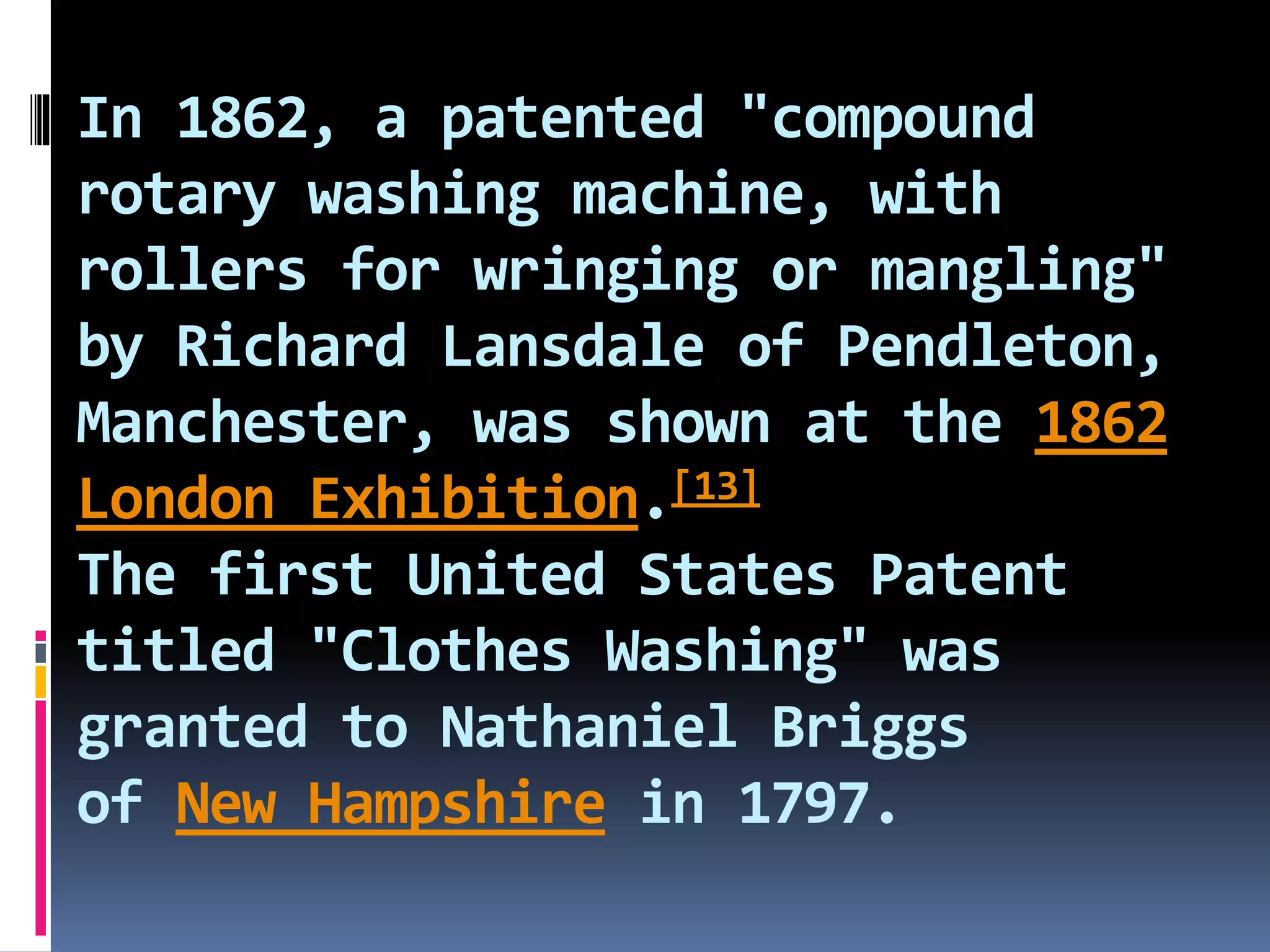 Washing machine | PPTX