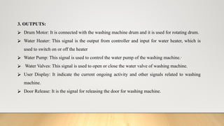 Washing machine case study: Types and Design metrics,Functional modes ...