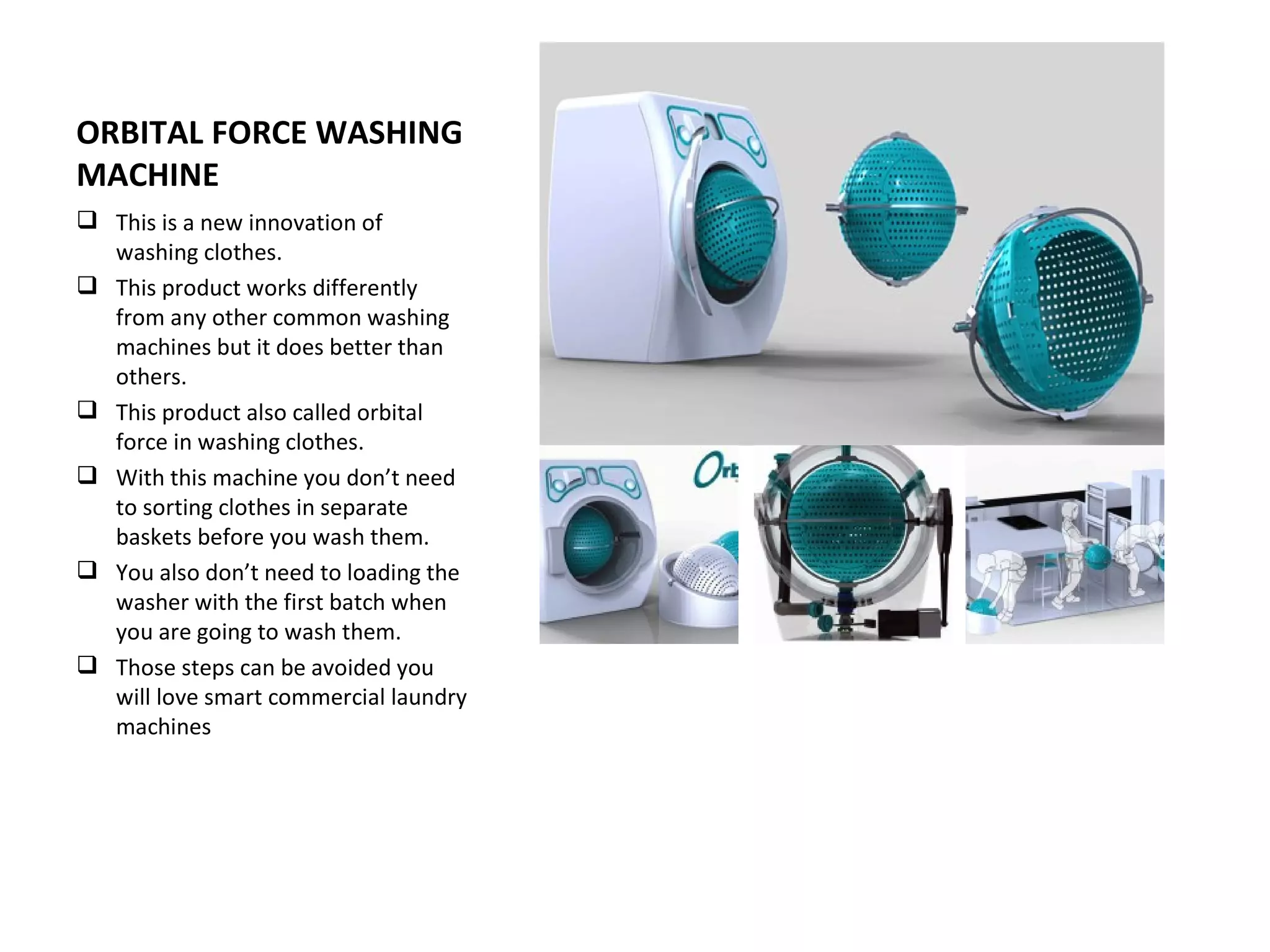 Washing machine innovation | PPT