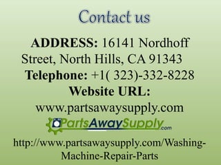 Washing machine parts store | PPT