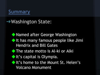 Washington | PPTX
