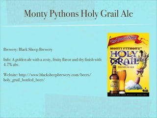 What's In A Name? Crazy Beer Names | PPT