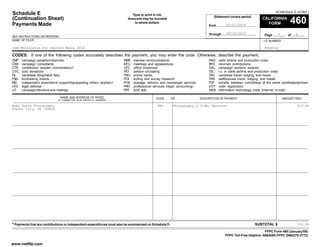 Sam Washington FPPC Form 460 1-1-14 to 6-30-14 | PDF | Civic affairs ...