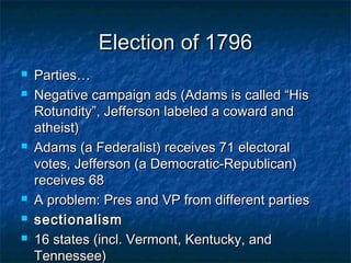 Washington and adams | PPT