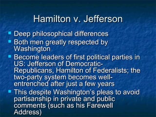 Washington and adams | PPT