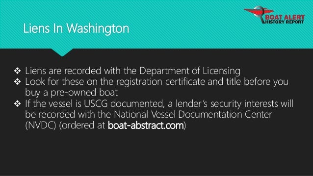 Washington boat registration | PPT