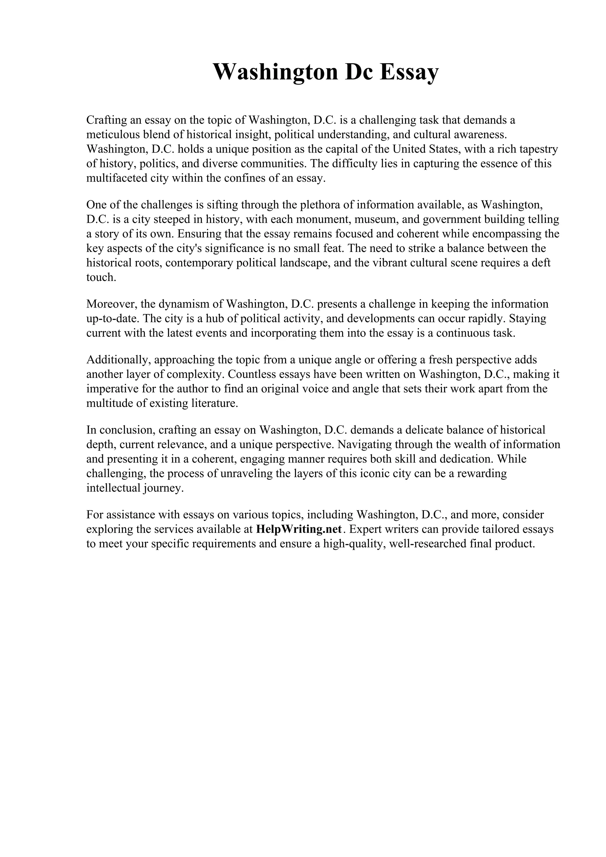 Washington Dc Essay.pdf