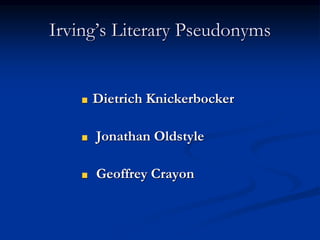 Washington Irving powerpoint.ppt