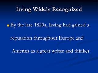 Washington Irving powerpoint.ppt
