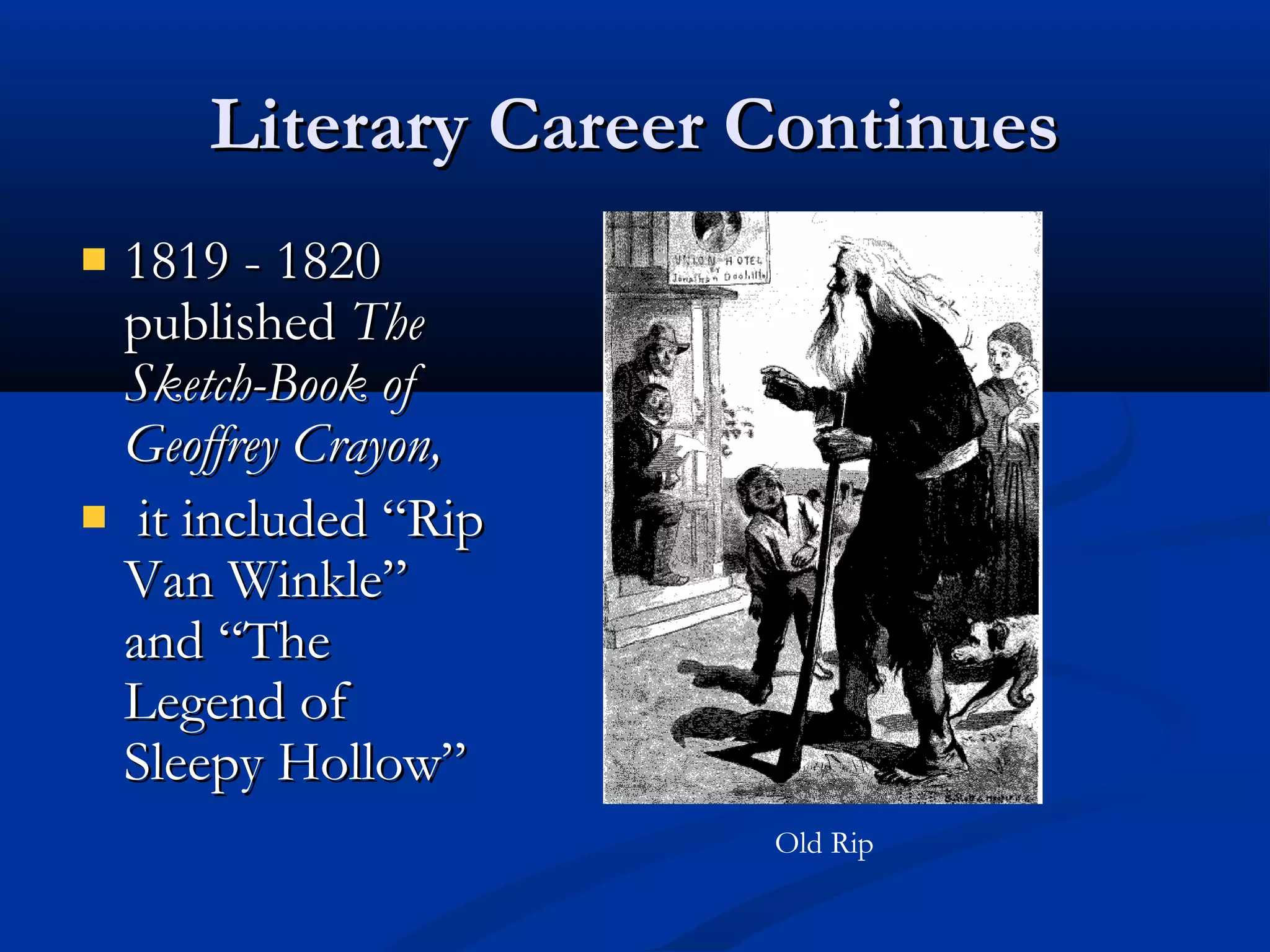 Washington irving power point guided notes ppt | PPT