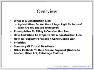 Washington Lien Law | PPT