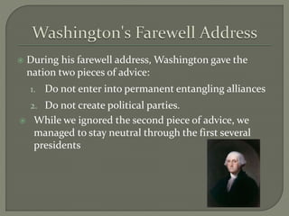 Washington's Presidency | PPTX