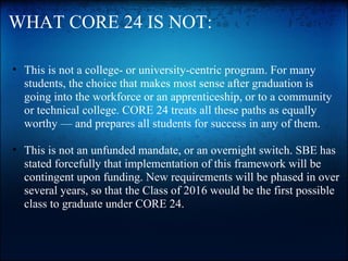 Washington State Core 24 | PPT