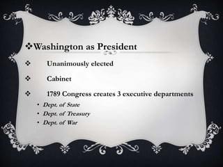 Washington to war of 1812 pp | PPTX