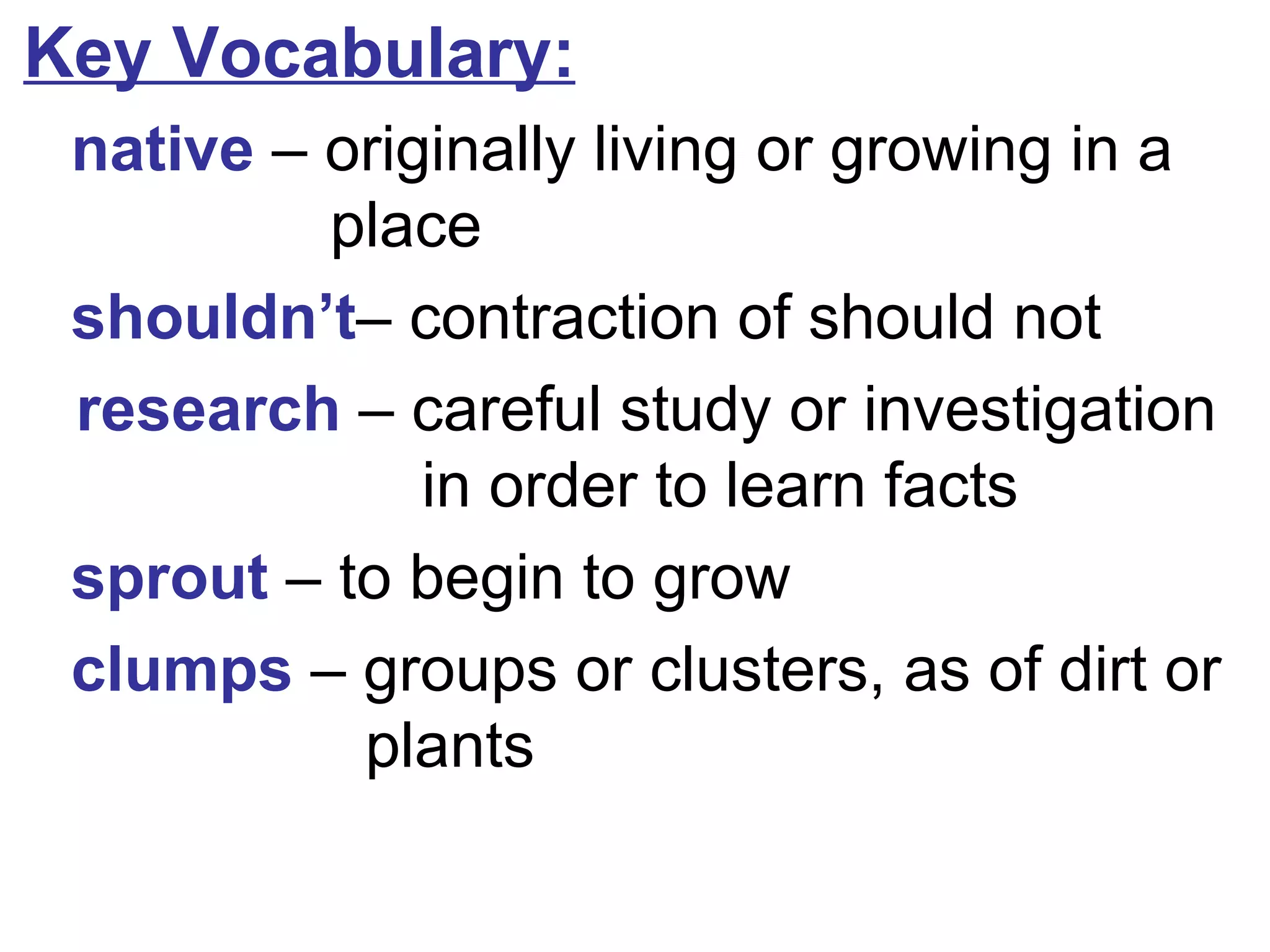 Washington Weed Whackers Focus Wall | PPT