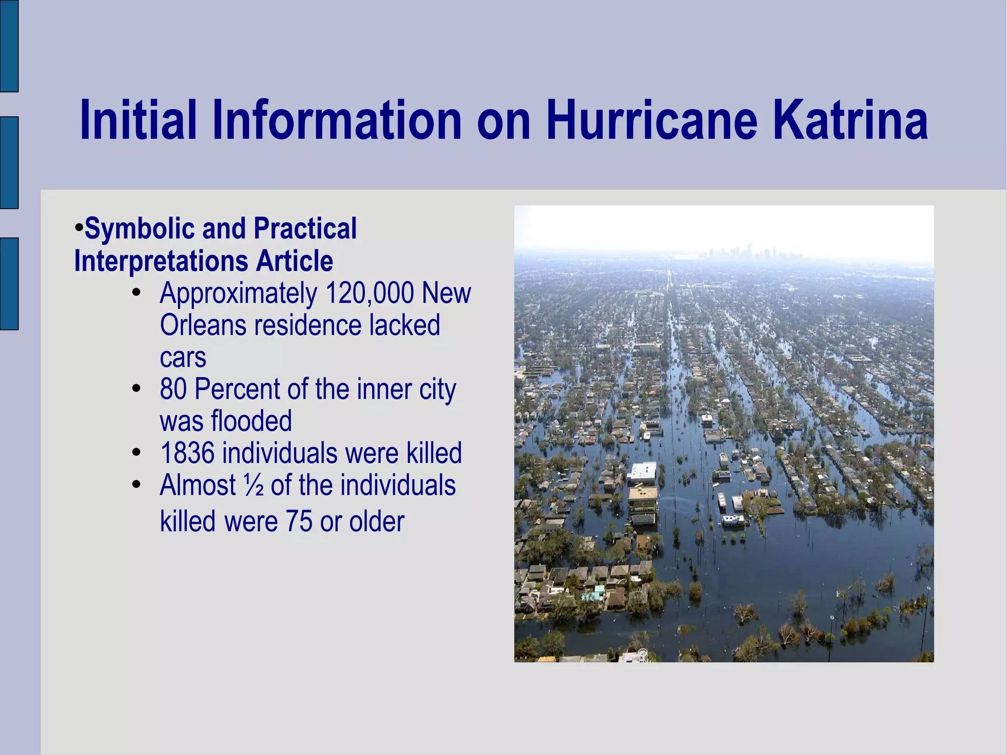 Hurricane Katrina Webquest Report | PPT