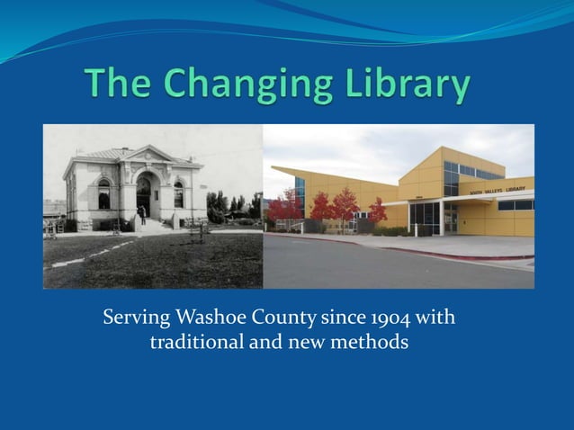 Washoe County Library System: About Us | PPT