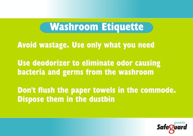 Washroom Etiquette | PDF