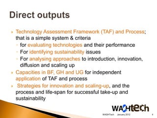 Washtech presentation | PPTX | Africa Travel | Travel Locations